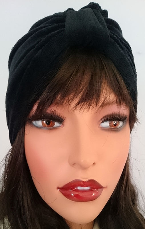 BESTILLINGSVARE - Velourturban - Mie Arida